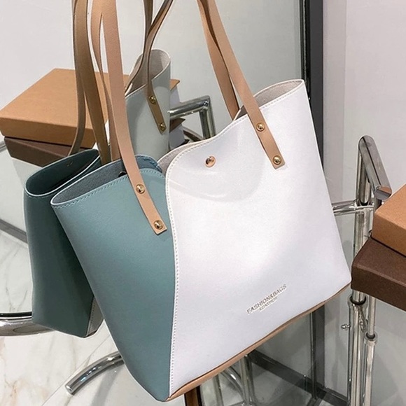 Bags | Colorblock Bucket Bag New | Poshmark